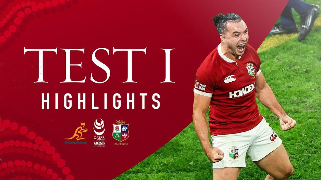 Wallabies vs The British & Irish Lions 1st Test Match Highlights - The ...